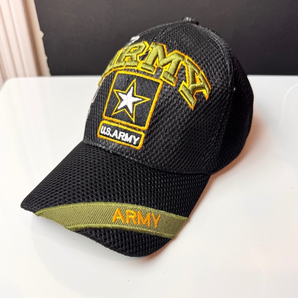 U.S. Warriors | Accessories | Us Army Black Green Mesh Ball Cap Hat ...